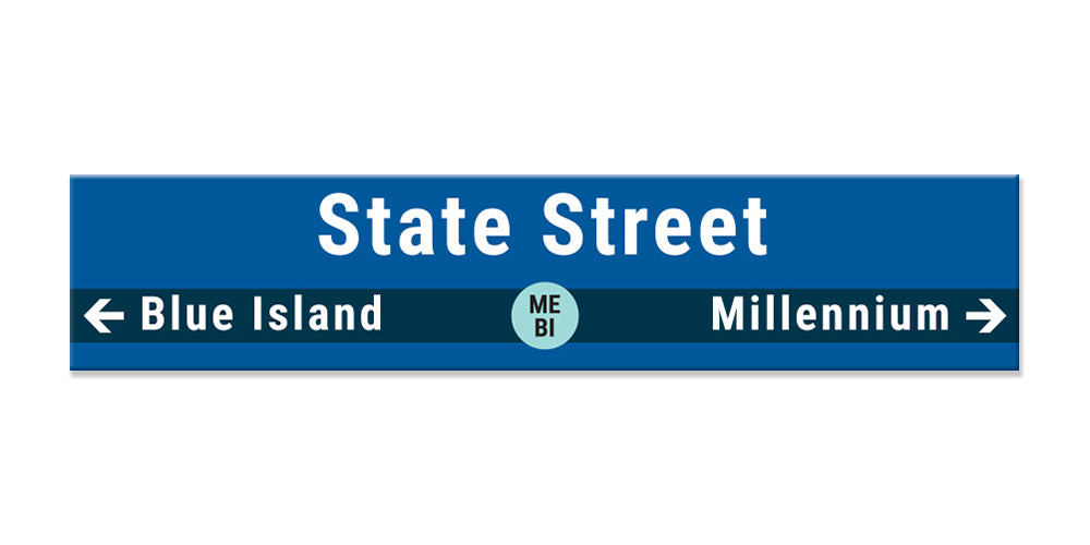 State Street Sign – Metra Merch
