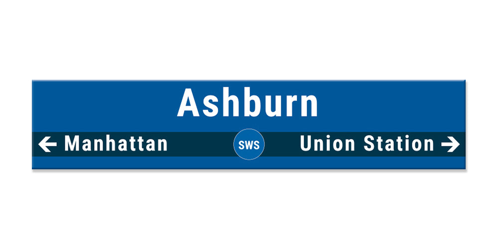 Ashburn Sign – Metra Merch