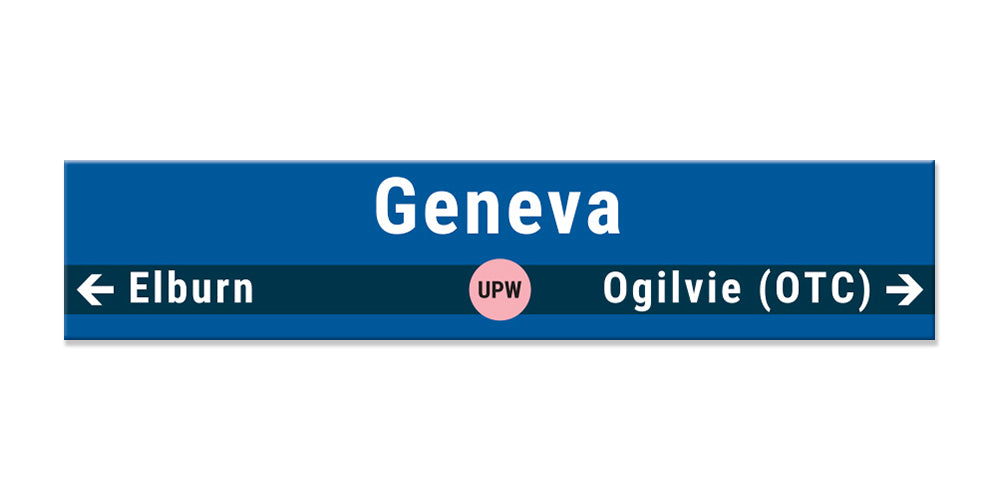 Geneva Sign – Metra Merch