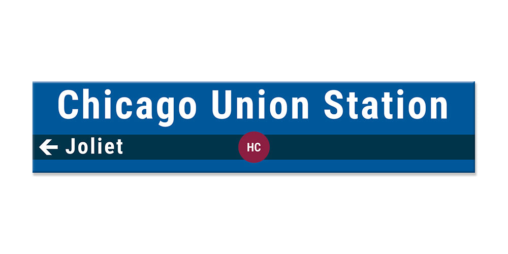 Chicago Union Station - Heritage Corridor (HC) Sign – Metra Merch